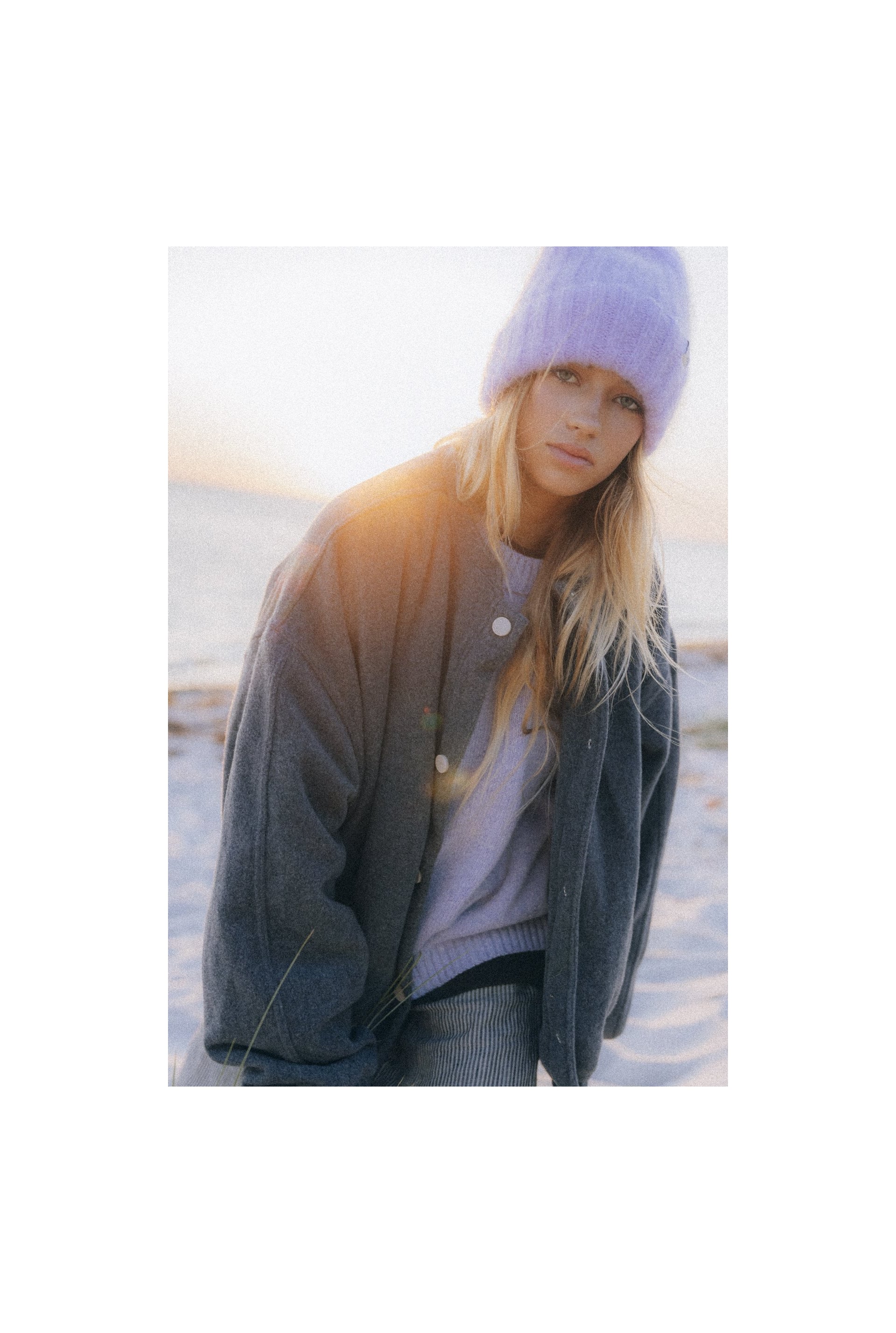 Grey Wool Oversized Bomber Jacket | Women's jacket | Surf Inc.