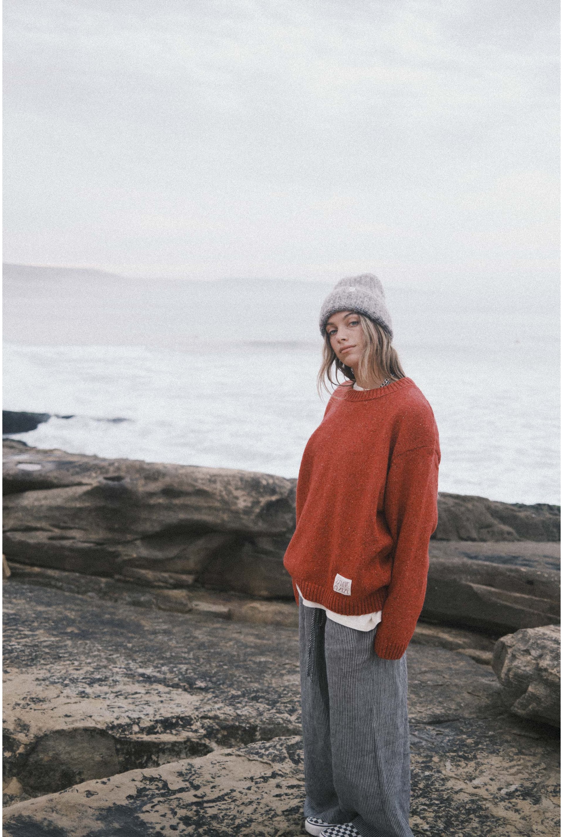 Surf Bum Sweater - Formula Red | Surf Inc.