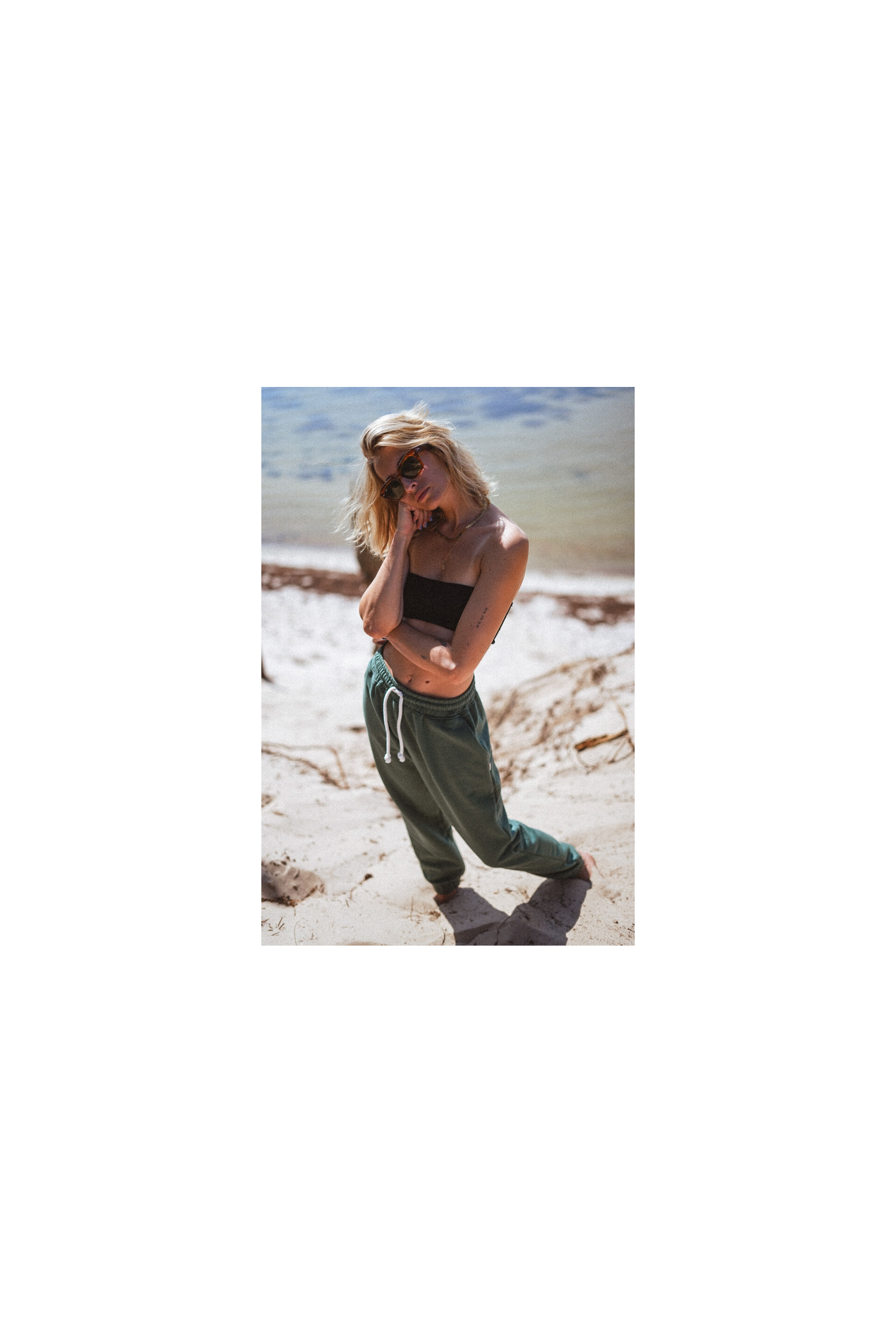 Cozy Joggers - Khaki Tree | Dames broek | Surf Inc.