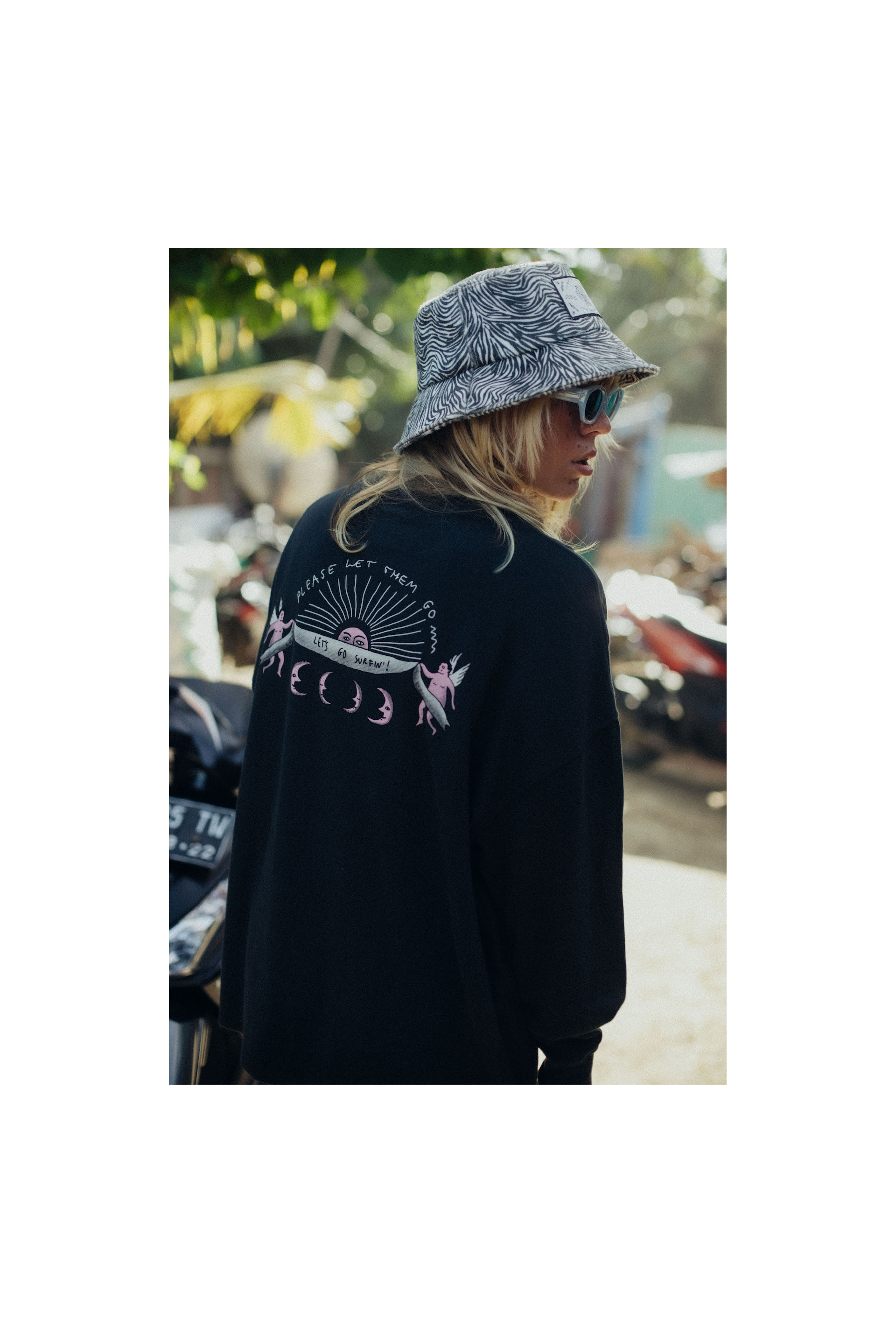 Let Angels Surf LS - Acid Black | Surf Inc.